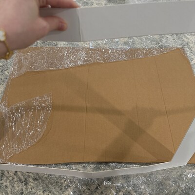 Custom Size Mat Board for Frame / Picture Mount, Black Matte, White ...