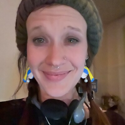 Weird Earrings/inflatable Dancing Man Earrings/y2k Jewelry/air - Etsy