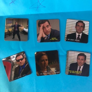 1/4 the Office Custom Made Funny Character Meme Magnets | Etsy