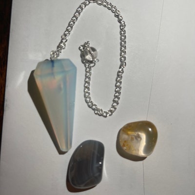 Crystal Pendulum Divination Pendulum Moonstone Pendulum - Etsy