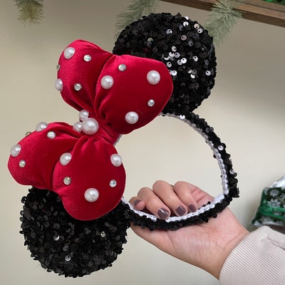 Red Classic Minnie Ears - Etsy