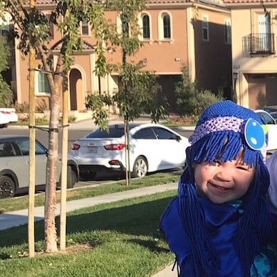 Blueberry Muffin Inspired Wig Hat and Removable Headband/clip, Great ...