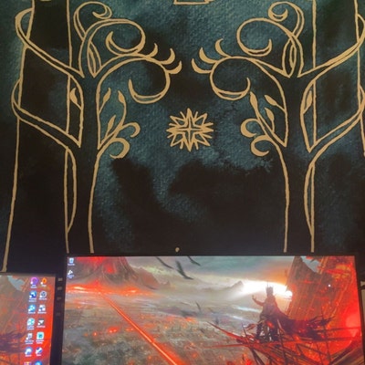 Bilbo's Door Mark Secret Symbol Gandalf Staff the - Etsy