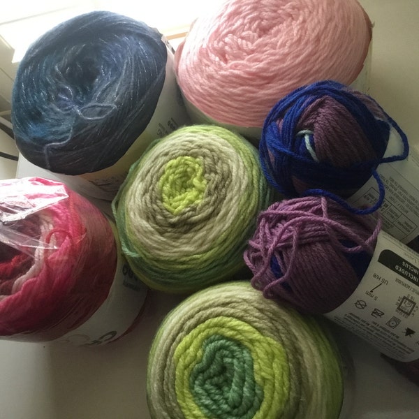 Assorted Mystery Yarn Box- USPS Flat Rate Priority Box Medium or Large ...