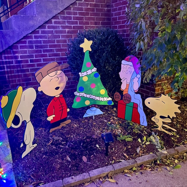 Peanuts Snoopy Thanksgiving Yard Art Decorations - Etsy