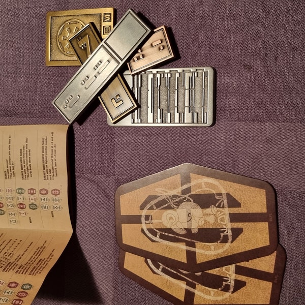 Deluxe Sabacc Core Worlds Set Solid Metal | Sabacc Gaming Tokens |star ...