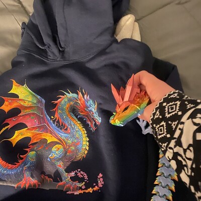 Dragon Shirt Dragon T-shirt Red Dragon Shirt Tattoo Art Streetwear ...