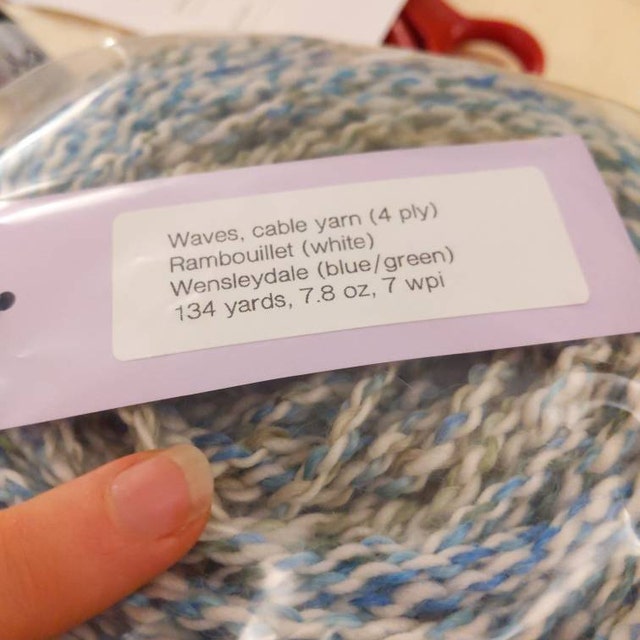 handspun yarn // hand processed spinning fiber by fiberfate