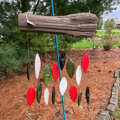 Personalized Family Wind Chimes With Names and Dates Handmade Pottery ...