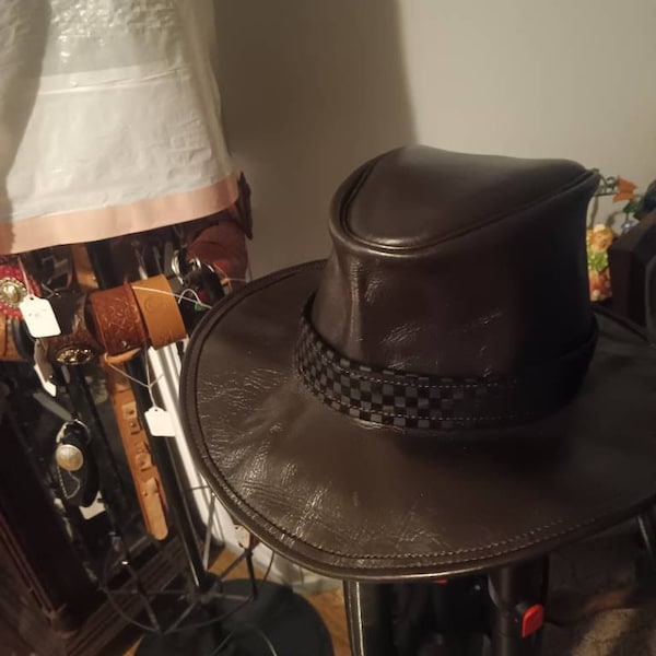 Leather Fedora Hat Pattern: DIY Crafting Guide (PDF & Video) - Etsy