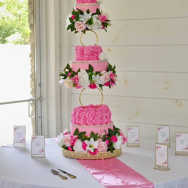 PROPSECURE HOOP Tier Cake Separator With Pins Included - Etsy