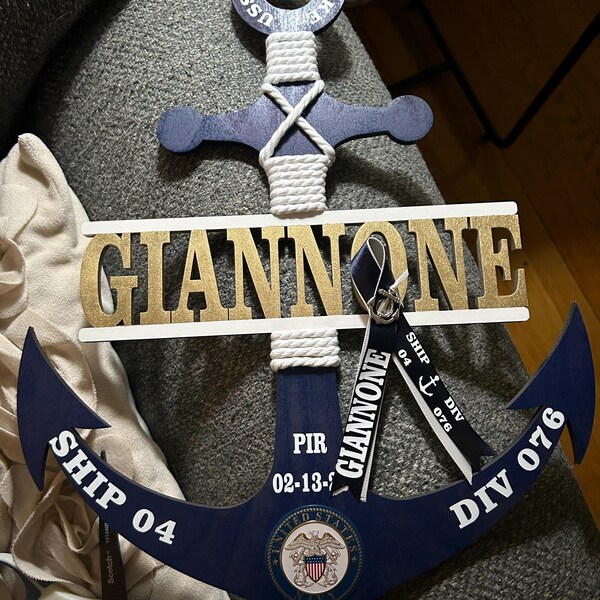 Military Family Deployment Sign, Navy Army Marines Gifts, in This House ...