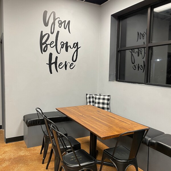 Vinyl Wall Art Decal | "you Belong Here" | Classroom ~ Children ~ Kids ...