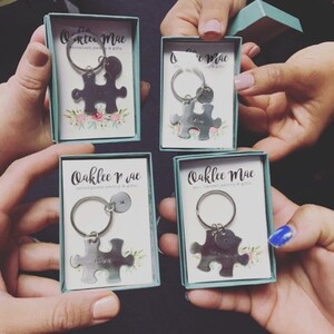 Better When We're Together Puzzle Piece Key Chain Set of - Etsy