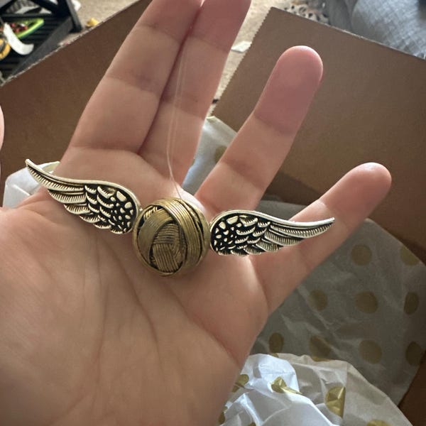 MADE TO ORDER Gold Winged Wizard Ornament - Etsy