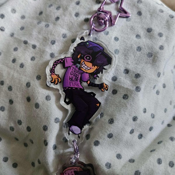 Regretevator Infected Keychain - Etsy