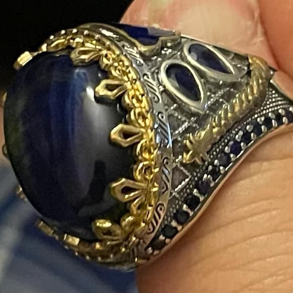 Seal of Prophet Muhammad Engraved Ring, 925 Sterling Silver, Religious ...