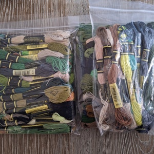 Full Set of 447 Cross Stitch Threads CXC 2 Labels DMC Colours No.s 150 ...
