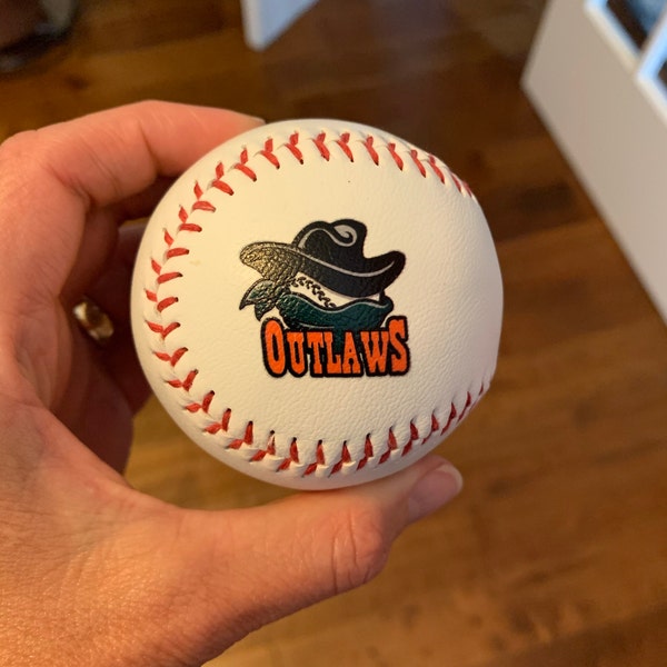 Personalized Baseball Custom Text or Logo, Custom Baseball, Printed ...