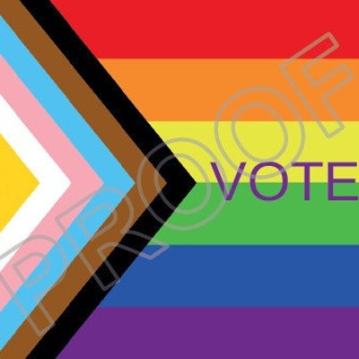 Bisexual Pride Flag: Digital SVG File, You Print Any Size - Etsy