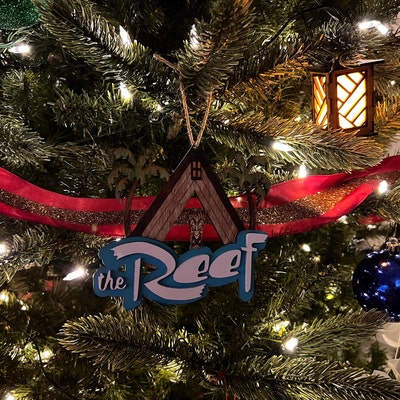 Tiki Christmas Tree Ornament Set Mele Kalikimaka Mini Hawaiian - Etsy