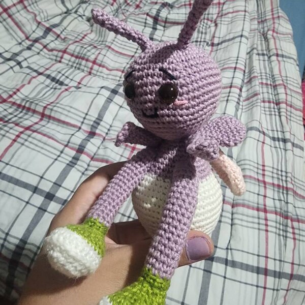 PDF Crochet Pattern Lucy, the Firefly / Patrón De Crochet En PDF Para ...