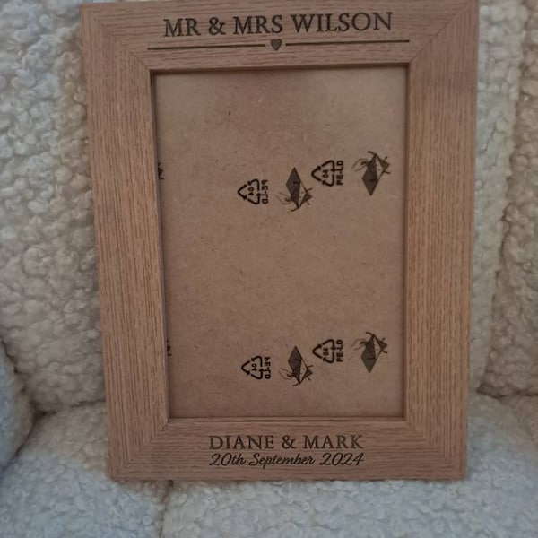 First Christmas Together Personalised Photo Frame, Christmas Gift for ...