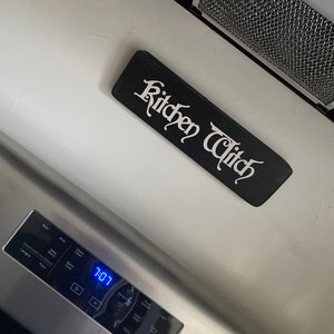 Kitchen Witch Sign, Cottagecore, Goth, Gothic Home, Spooky, Halloween ...