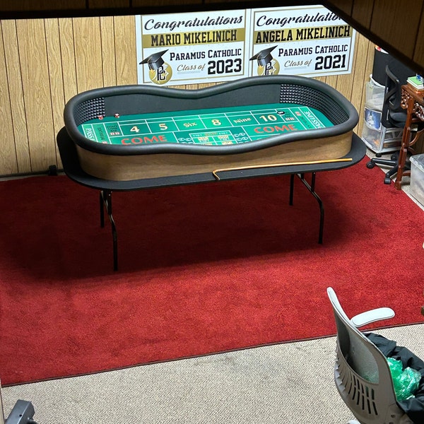 ATS (all Tall Small) & Hop Bets Craps Table, Rubber Diamond Walls, and ...