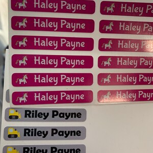 72 Skinny School Labels Great for School Supplies Long Skinny - Etsy