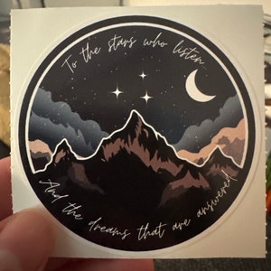 ACOTAR Officially Licensed Sticker to the Stars Who Listen, and the ...