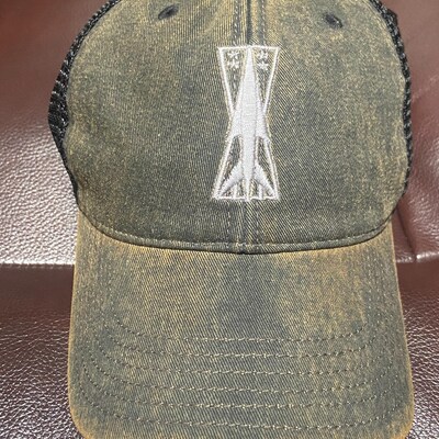 Leather Patch Hat, Tractor Hat, American Flag Hat, Trucker Cap, Farm ...