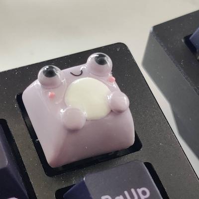 Frog Keycap Artisan Kawaii Keycap Cute Keycap - Etsy