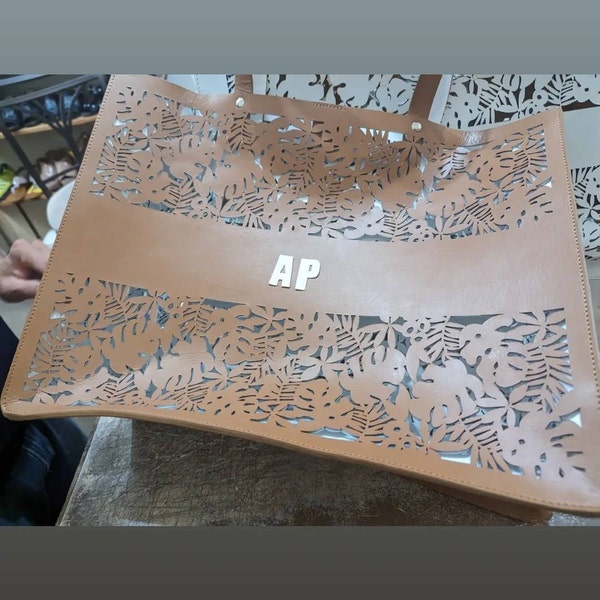 Lux Suede Leather Die Cut Alphabet Letters, Upper / Lower Case Leather ...