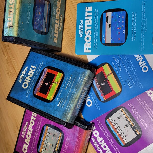 Activision Replacement Game Cartridge Labels for Atari 2600 - Etsy