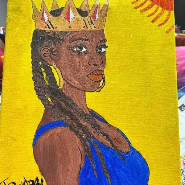 Hennessy Pre-drawn Canvas Stencil/ Outline / Paint Parties/ Printable ...