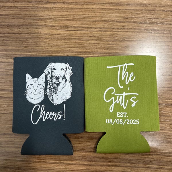 Custom Pet Can Coolers, Custom Dog Can Coolers, Personalized Cat Can ...