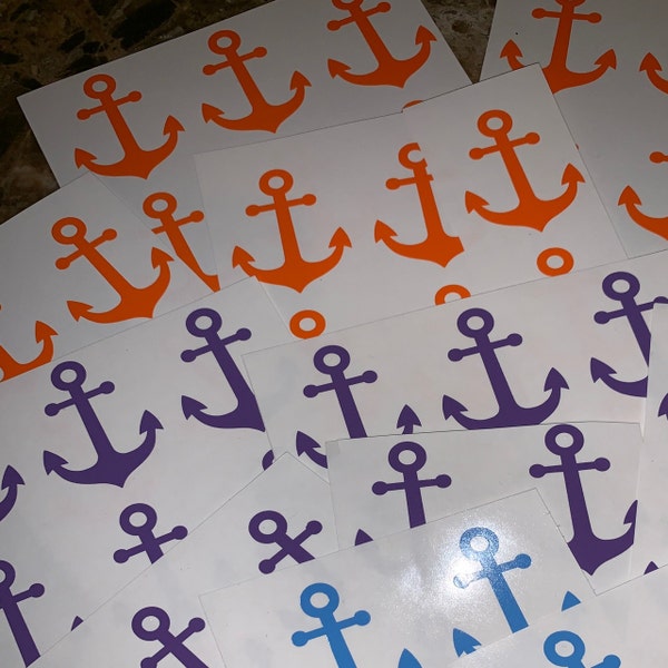 Anchor Tan Decals // Tanning Stickers // Tanning Bed Stickers ...