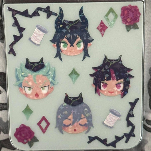 DDR Dance Dance Revolution Holo Deco Sticker Sheet - Etsy