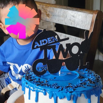 Custom Two Cool Cake Topper, Personalized 2 Cool Topper, Two Cool Party ...