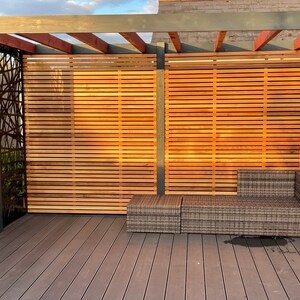 Garden Screen, Free Standing, Single Post, Horizontal or Vertical in ...