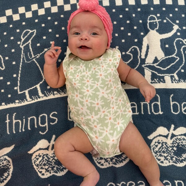 Handmade Pastel Checkered Turban: Spring Baby Toddler Headwear - Etsy