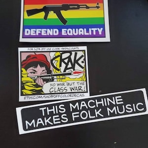 AK-47 Defend Equality LGBTQ Pride Flag and Rifle Decal/sticker - Etsy