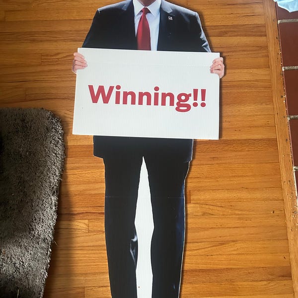 Donald Trump Life Size Cutout Cardboard Figure, Funny Props Party Decor ...