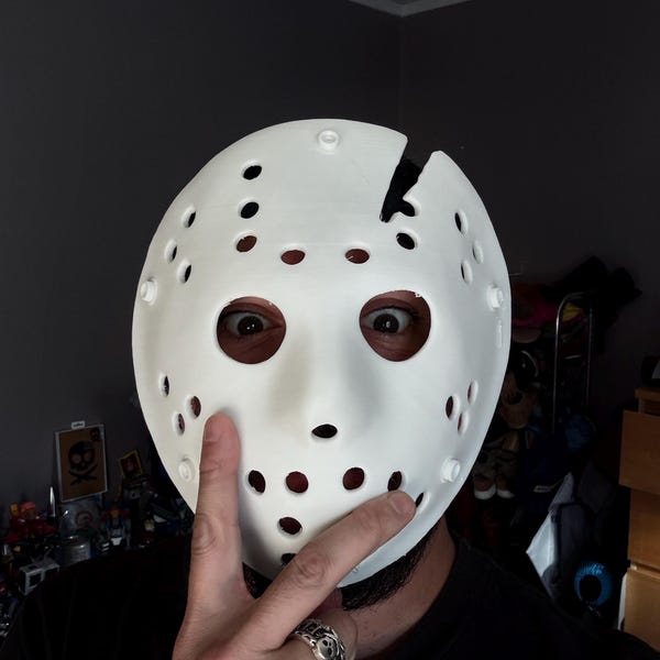 Jason Voorhees (roy) Friday the 13th Part 5 A New Beginning Hockey Mask ...
