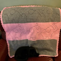 Filet Crochet Blanket Pattern Baby Blanket Crochet Pattern Filet ...