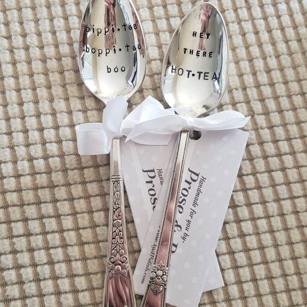 Personalized Teaspoon - Hey There Hot-tea, Boyfriend Gift, Girlfriend ...