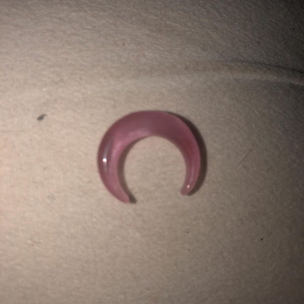 Pink Cats Eye Septum Tusk, Tribal Septum, Septum Pincher Jewelry ...