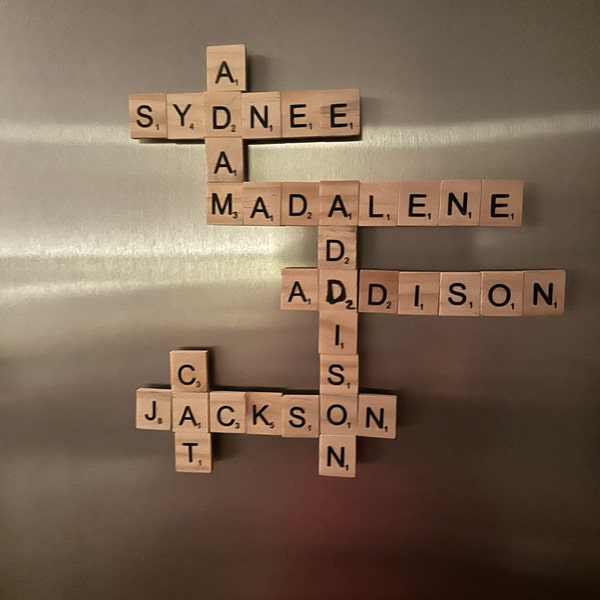 Set of 100 Scrabble Letter Magnets; Unique Gift - Etsy