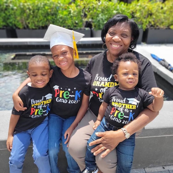 Pre-k Graduation Shirt, Custom Family Pre-k Graduation Shirt, Proud Pre ...